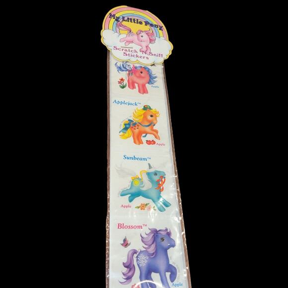 My Little Pony | Design | Vintage My Little Pony Scratch Sniff Sticker ...